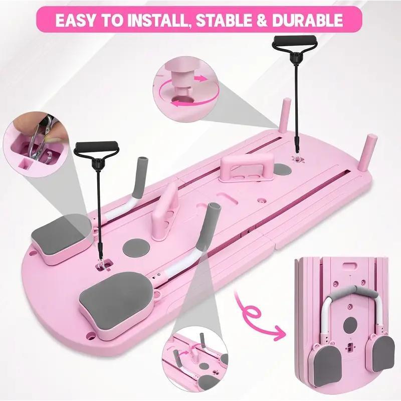 Foldable Abdominal Muscle Exercise Board with Knee Bolster and Timer ...