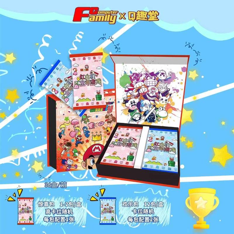 Famicom Retro CCG Legacy Booster Box Collectible Cards - TikTok Shop