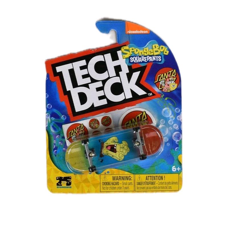 Tech Deck Santa Cruz Skateboards Spongebob Squarepants Hand Fingerboard ...