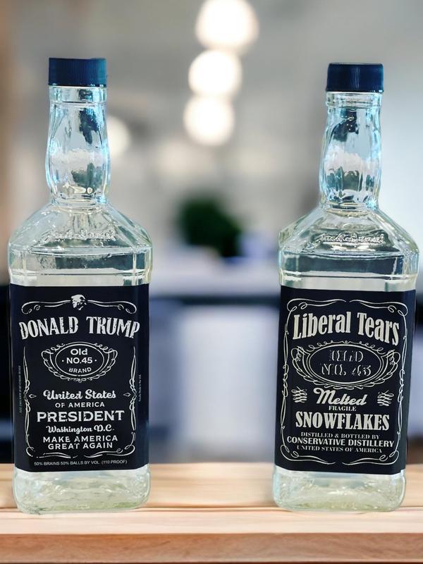 Vintage Trump Liberal Tears Commemorative Sticker Decal, Black - TikTok ...