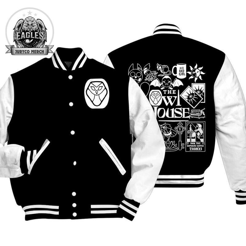 The Owl House Movie Doodle Art Varsity, Vintage Merch Tee Graphic ...