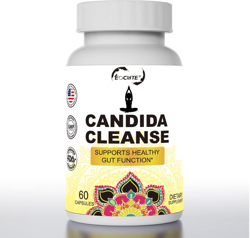 EOCUTE Candida Cleanse - Gut & Colon Support (60 Capsules) - - TikTok Shop