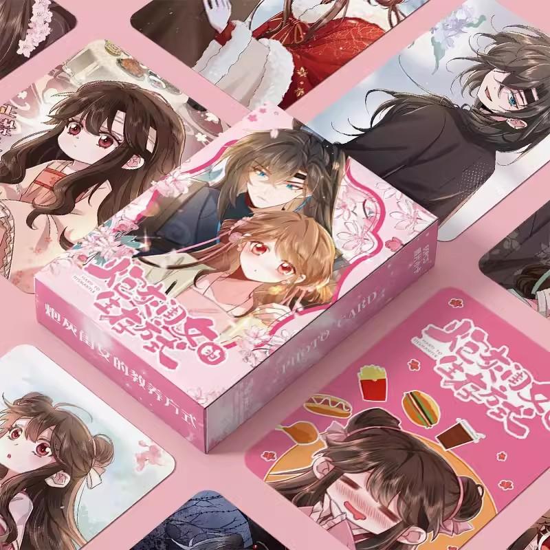 55 Pcs/Set Comic Hard To Dismantle Laser Lomo Card Pao Hui Gui - TikTok ...