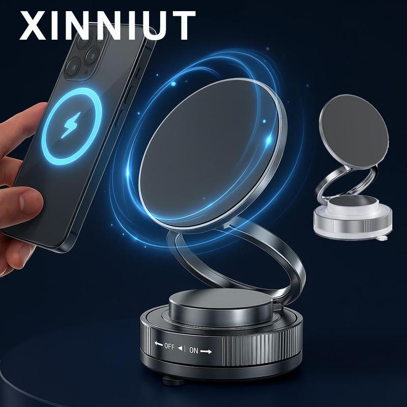 360 Rotatable Magnetic Phone Holder – Strong Suction Mount for Magsafe ...