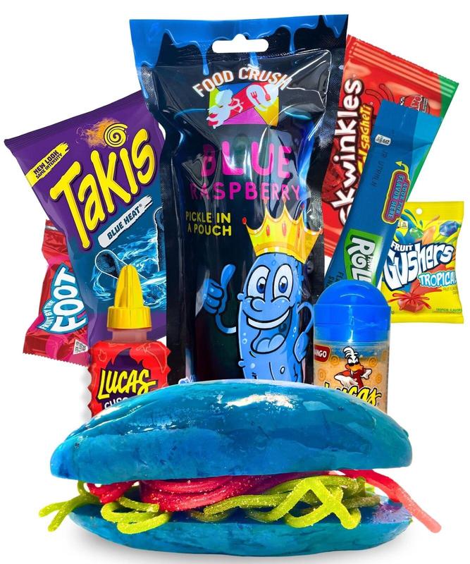 Blue Raz Pickle Kit - Blue Raspberry Pickle Kit with Blue Takis Fruit ...