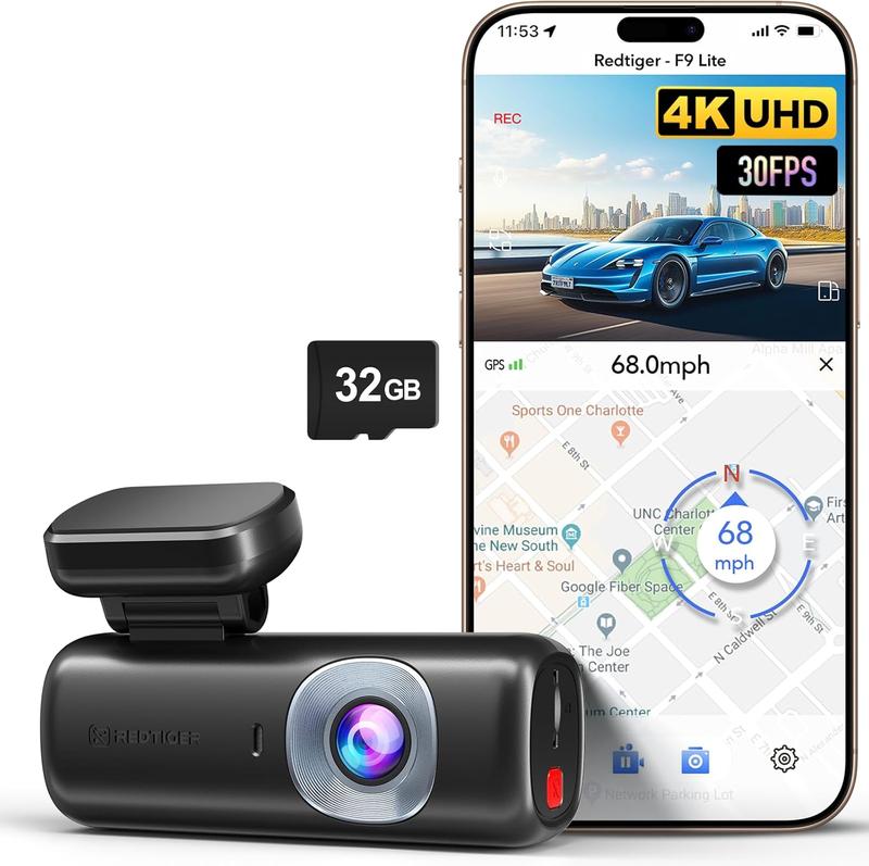 REDTIGER 4K (F9 Lite) Dash Cam Front, ADAS,springtok Built-i - TikTok Shop
