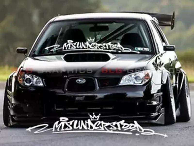 Misunderstood Graffiti Windshield Car Truck Suv Decal Sticke - TikTok Shop