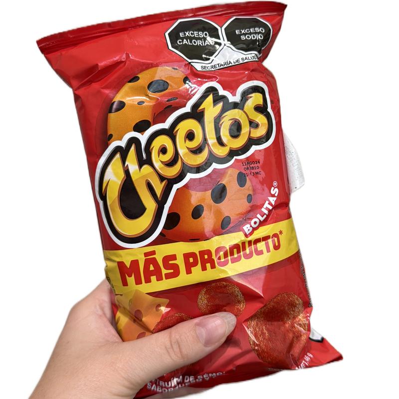 5-Pack Sabritas Cheetos Bolitas small bag 46g Mexican chips snack ...