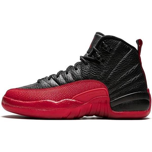 Youth Jordan 12 Retro Black/Varsity Red (153265 002) (GS) - TikTok Shop