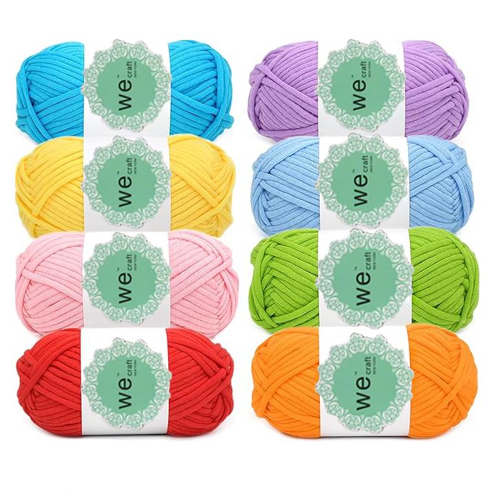 Wecraft Yarn, Brigth Color 100% Acrylic for Knitting and Crocheting, - TikTok Shop