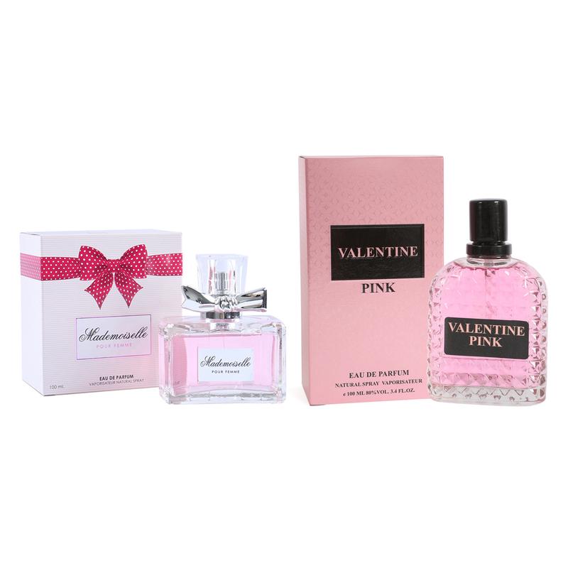 Women's Perfume Bundle - Mademoiselle and Valentine Pink Spray Perfume ...