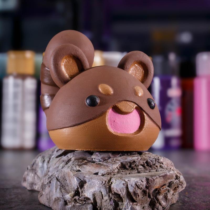 3D printed ringtail Slime 3D Printed artistic Desk Decor - Unique ...