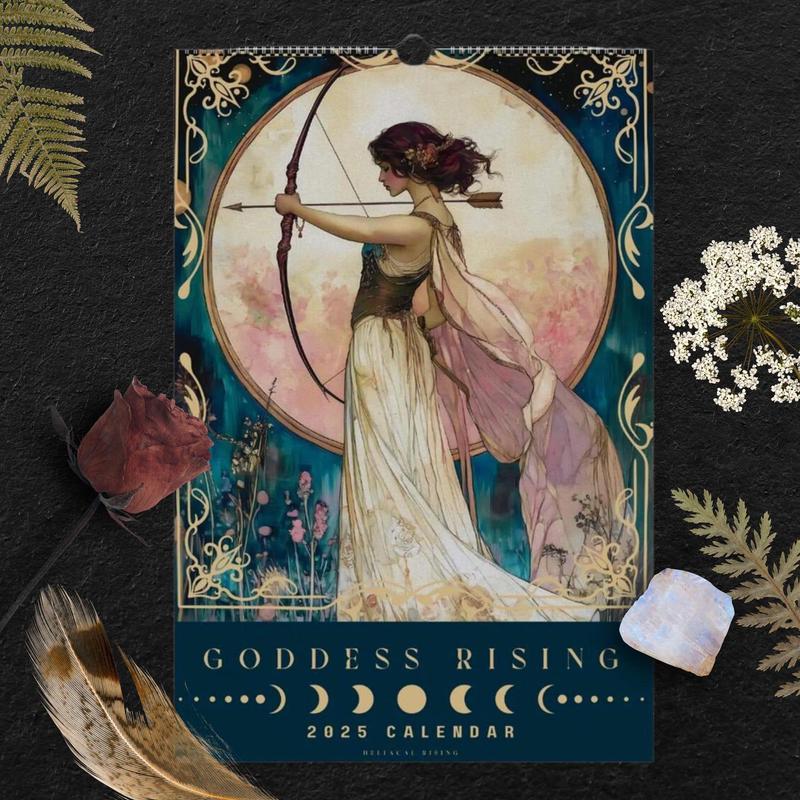 Art Nouveau Goddesses Calendar 2025, Wall Calendar With Mythical - TikTok Shop