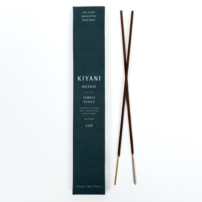 Kiyani Essential Oil Incense - Made From Recycled Temple Glowers ...
