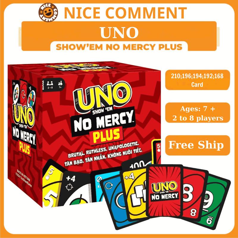 UNO NOMERCY PLUS 210/196/ 194/192/168 upgraded game cards, UNO - TikTok ...