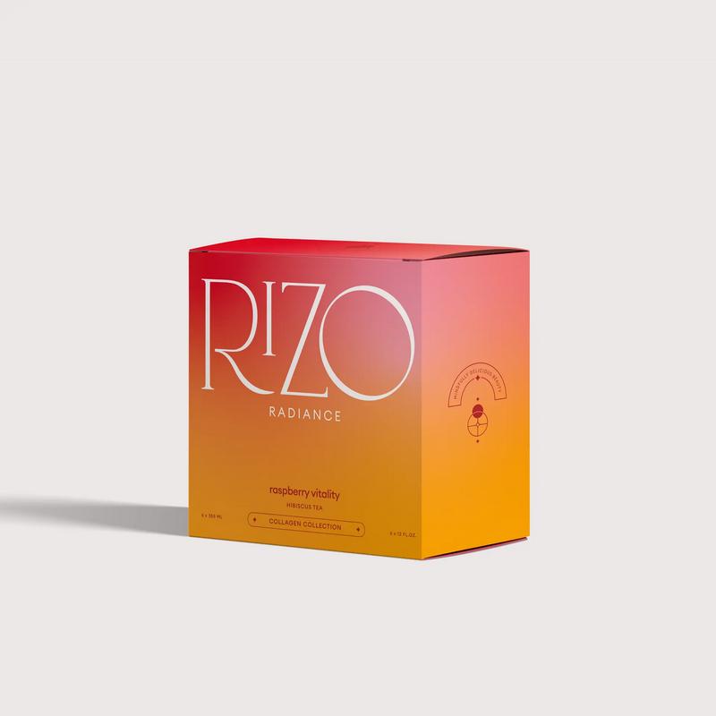 Collagen Tea - Rizo Radiance - Raspberry Vitality - 12 fl. oz. - TikTok ...