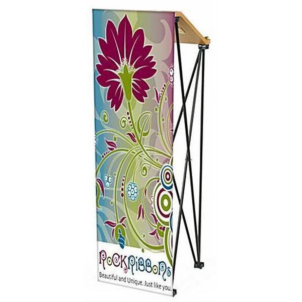 15" Portable Podium with Custom-Printed Banner, Easy No Tool - TikTok Shop