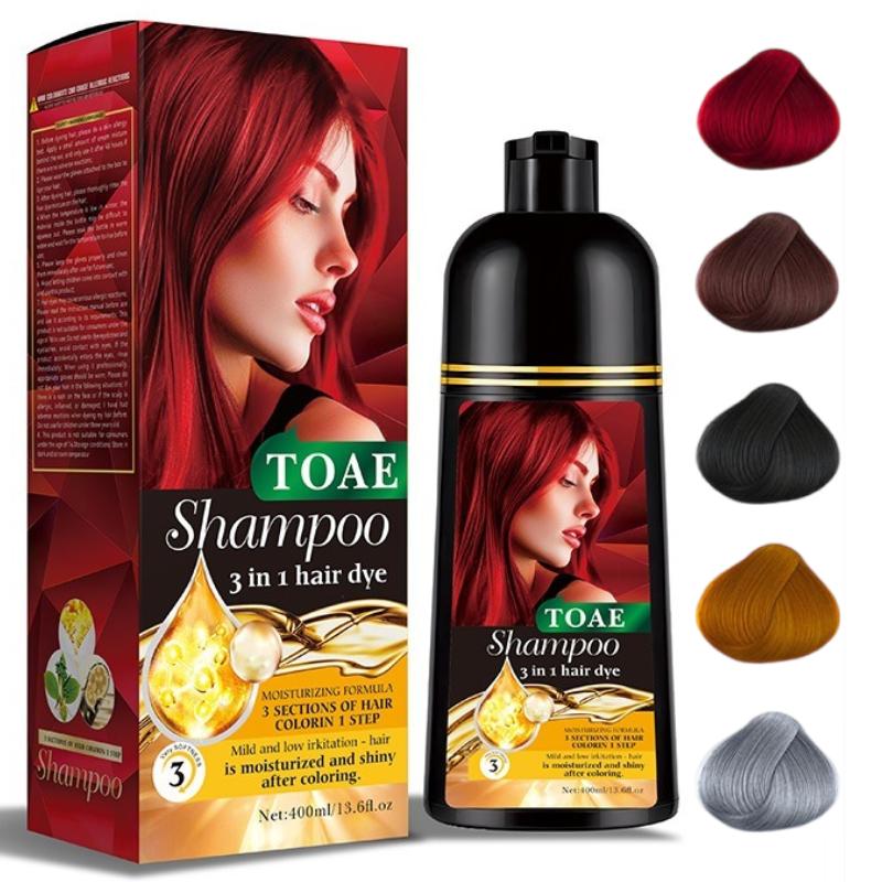 TOAE 3in1 Hair Color Shampoo, Hair Dye Shampoo, Instant Grey - TikTok Shop