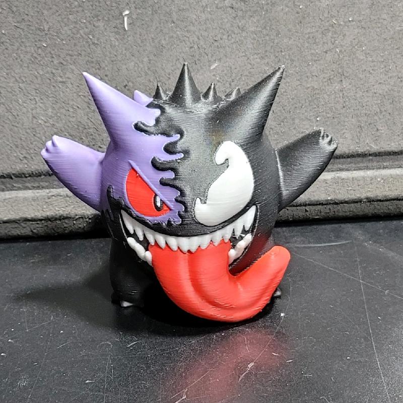 3D Print Venom Gengar Pokemon Figure - Classic & Novelty Toy - TikTok Shop