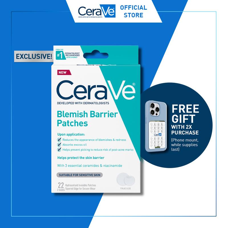 CeraVe Blemish Barrier Patches, Dermatologist Developed With 3 ...