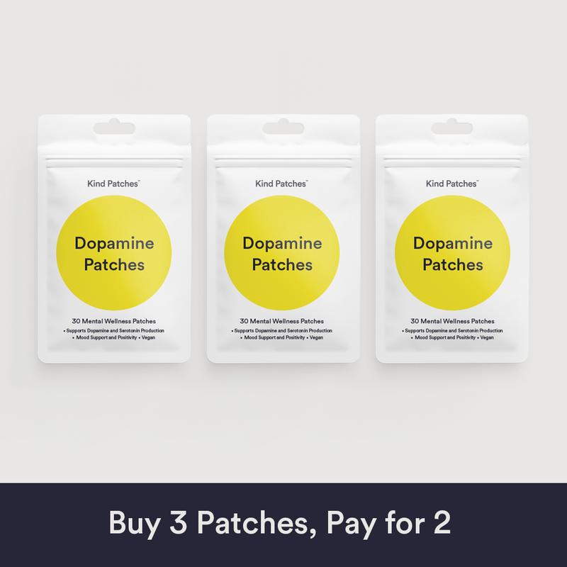 3 Packs of Kind Patches Dopamine Patches, Supports Dopamine and Serotonin Production, Mood ...