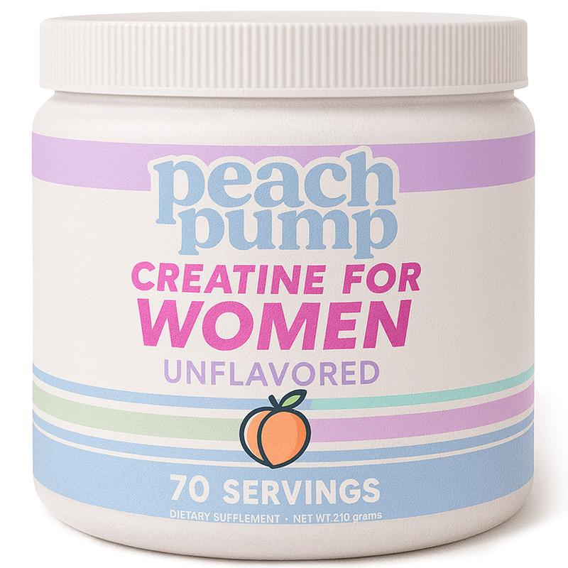 Creatine for Women - New Look by Peach Pump Fitness - Pure Creatine ...