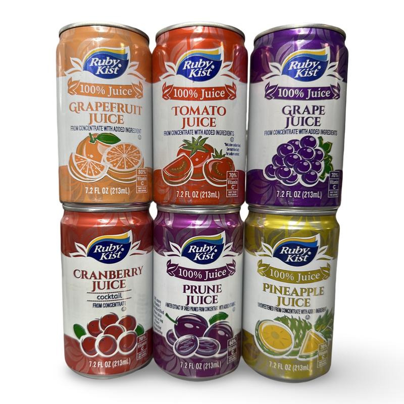 Ruby Kist Fruit Juice 6 Flavor Variety Pack Cans, Pineapple, - TikTok Shop