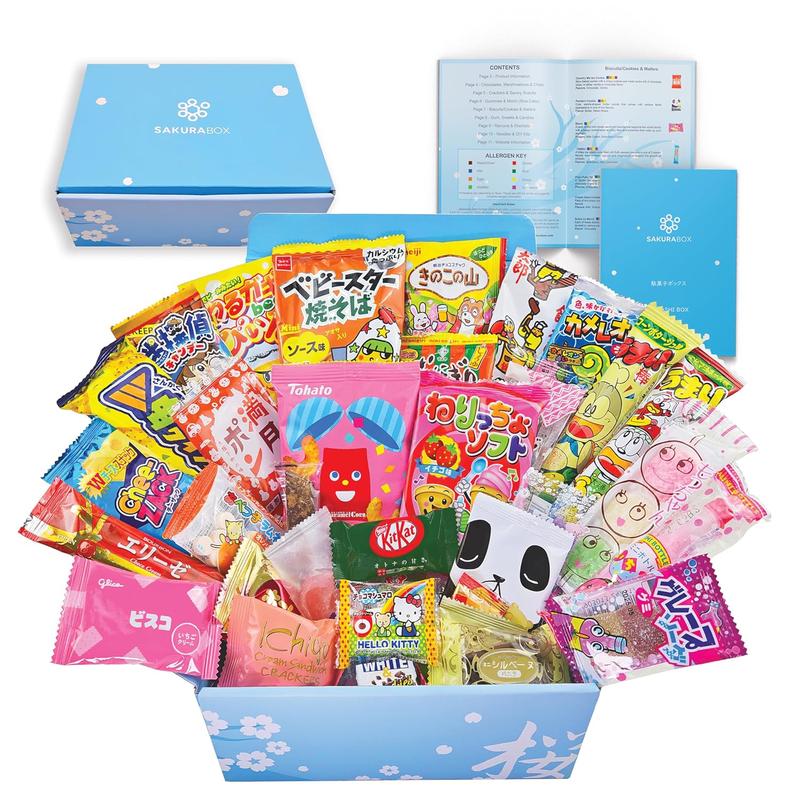 Sakura Box Japanese Candy & Snacks 40 Piece Dagashi Set (Box) - TikTok Shop