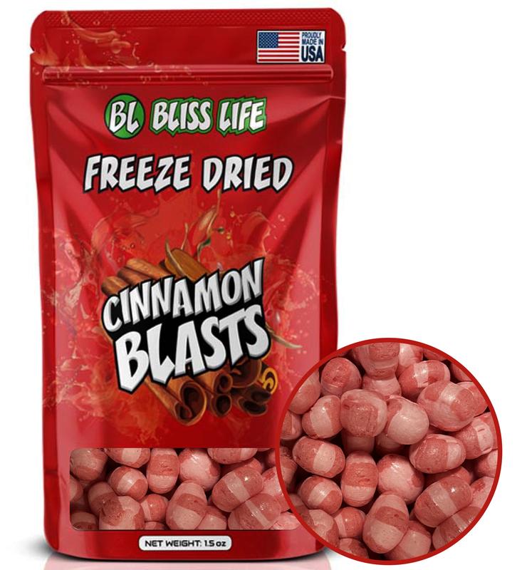 Bliss Life Cinnamon Blast Freeze Dried Candy from TikTok, ASMR Crunchy ...