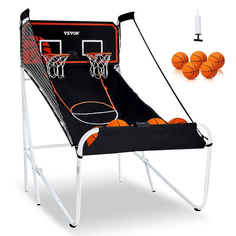 VEVOR Foldable Basketball Arcade Game, 2 Player Indoor Basketball ...