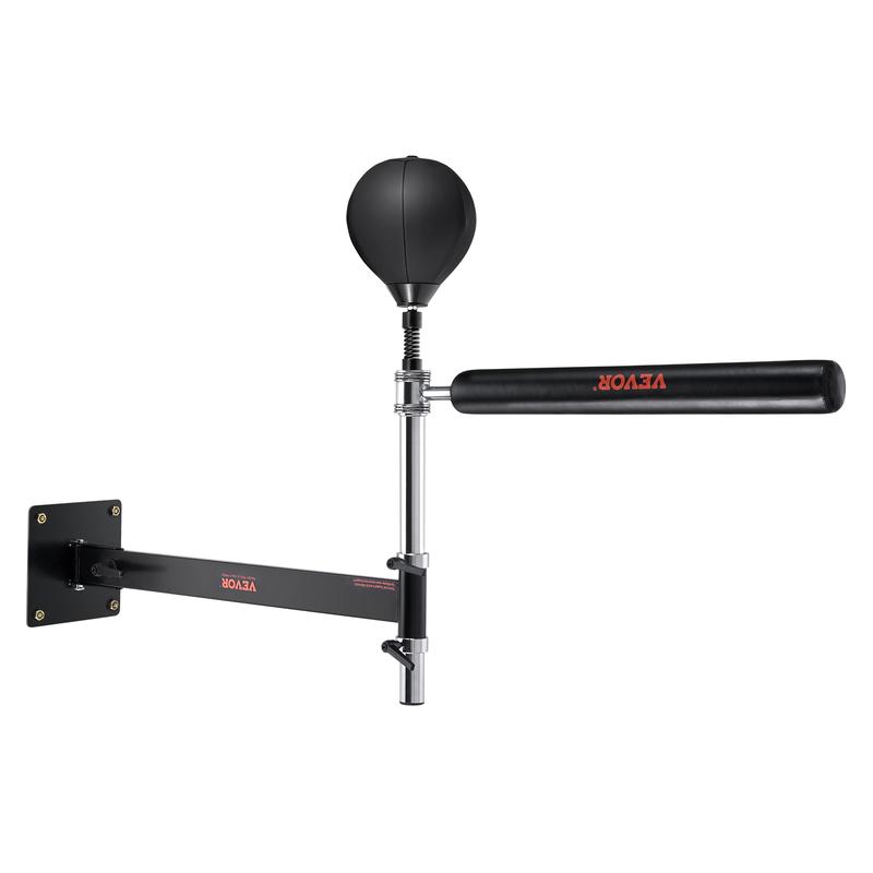 VEVOR Wall Mount Boxing Spinning Bar, Spinning Bar with Punching Ball ...