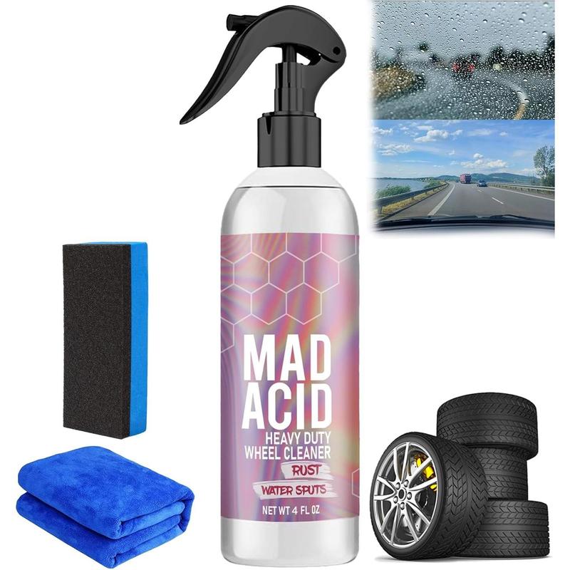 Mad Acid Glass Cleaner, Heavy-Duty Wheel Cleaner, Wheel and Tire ...
