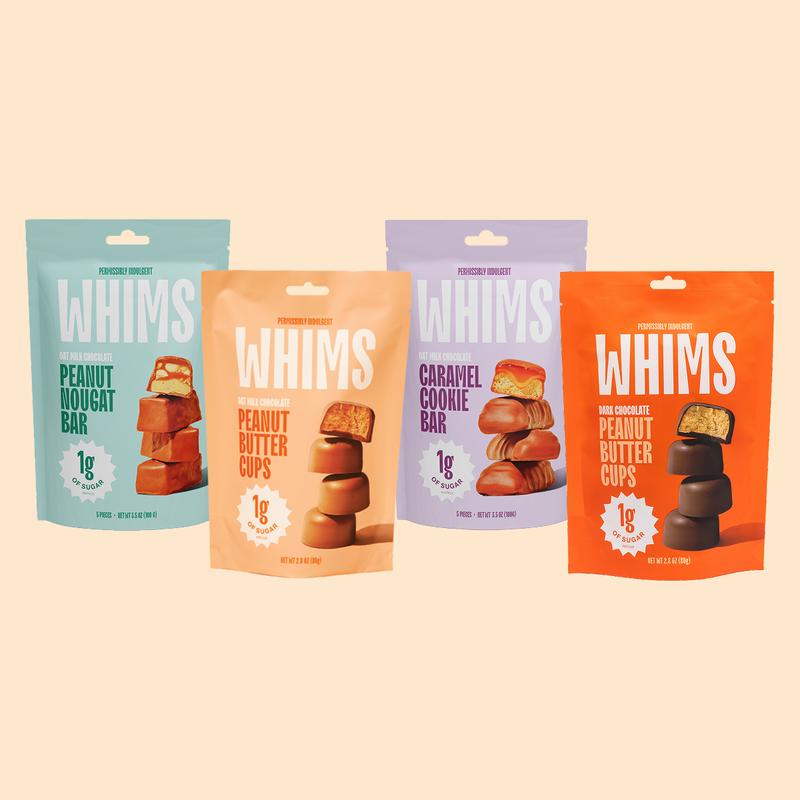 Whims Delights Variety Pack – Low Sugar Candy Bars | Guilt-Free ...