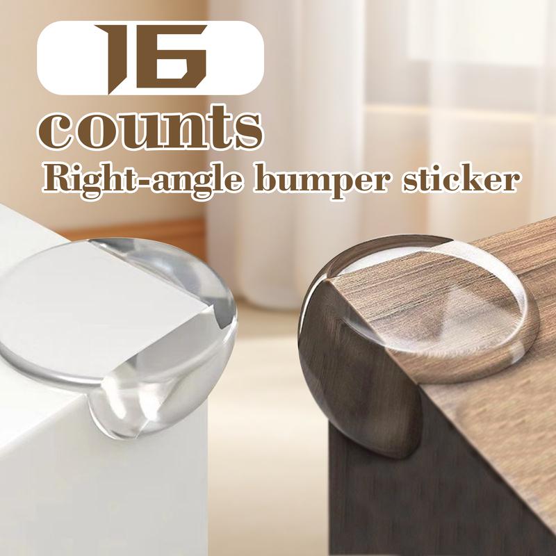 16 Counts Proofing Corner Protector, Clear Furniture Table Corner ...