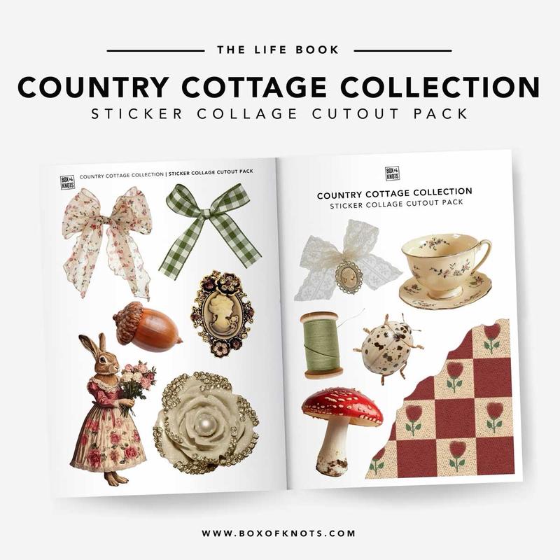 Country Cottage Collection Pack | Sticker Collage Club | Creative ...