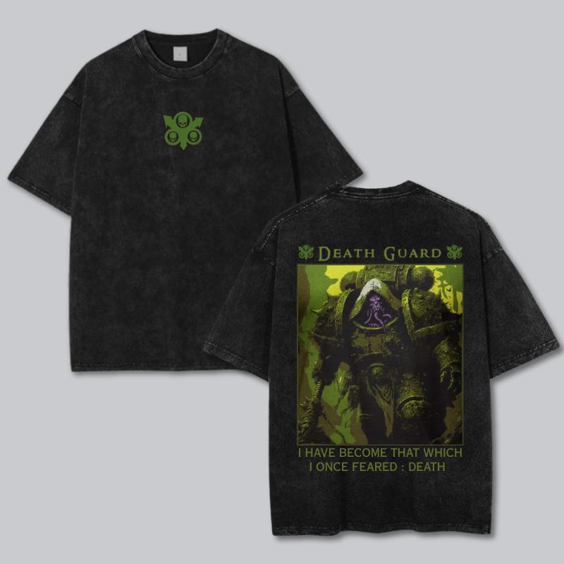 The Death Guard T-Shirt, Nurgle Plague Warrior Graphic Tee, Chaos ...
