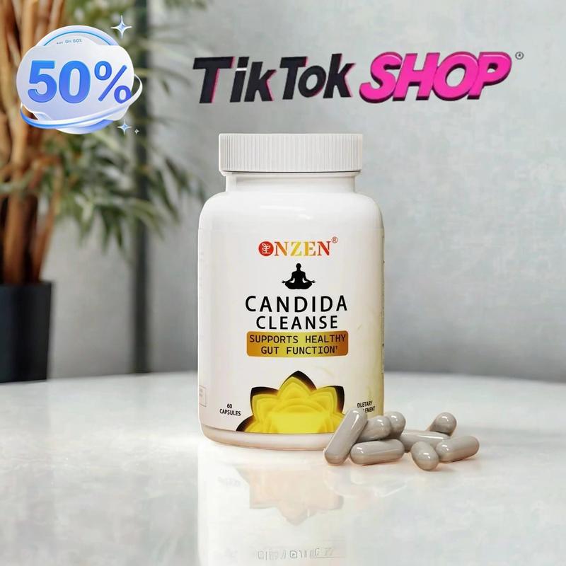 NZEN Candida Cleanse - 60 Capsules for Gut and Colon Support - TikTok Shop