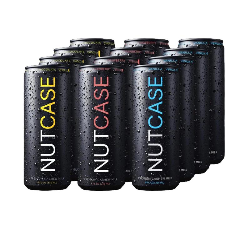 Nutcase Cashew Milk Variety Pack – Chocolate, Strawberry & Vanilla ...